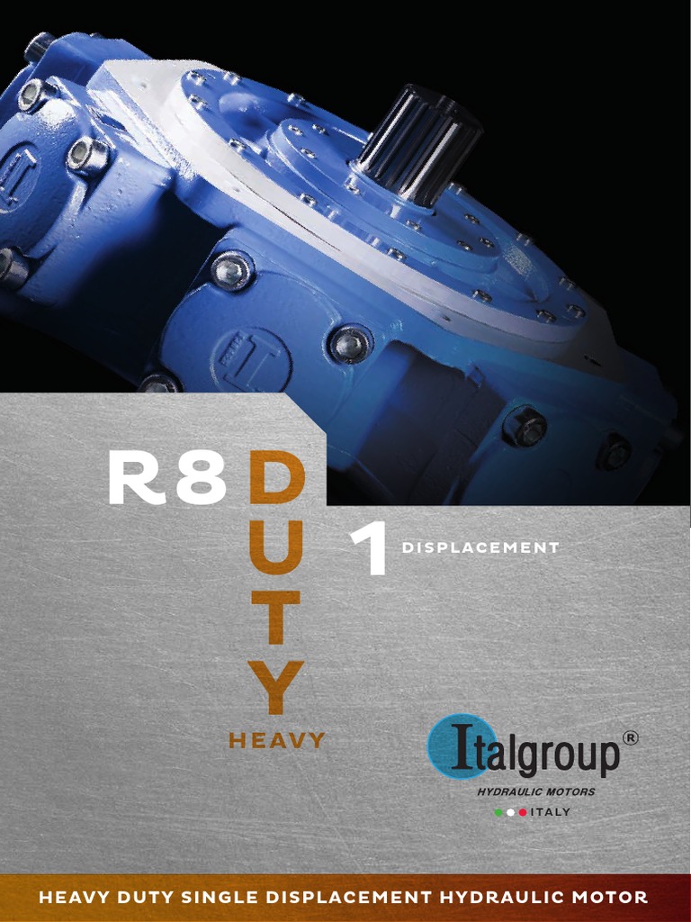 Motoare Hidraulice-1 Cilindree-R8d-Italgroup | PDF | Filtration | Machines