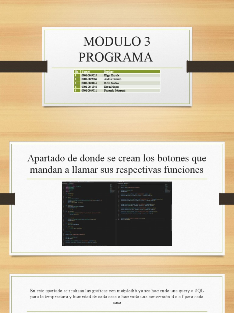 Modulo 3 Programa | PDF