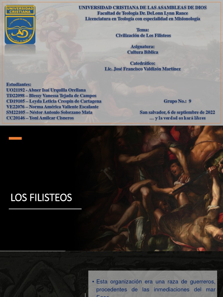 Historia y Cultura de los Filisteos | PDF | Filisteos