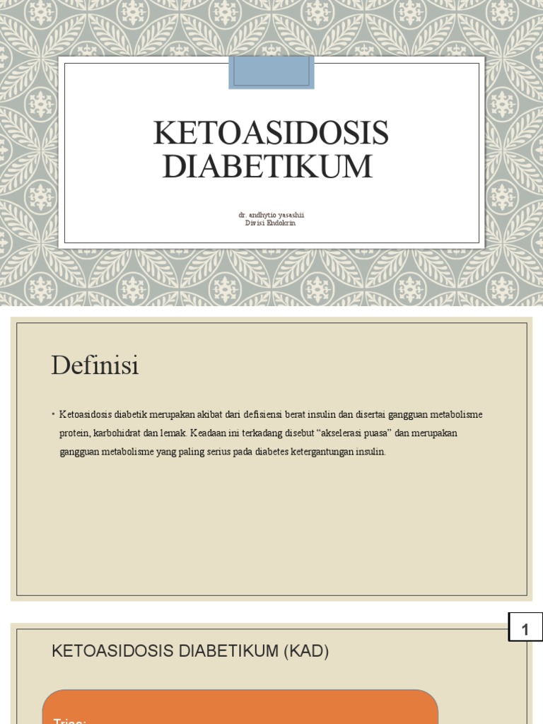 Ketoasidosis-Diabetikum Pada Anak | PDF