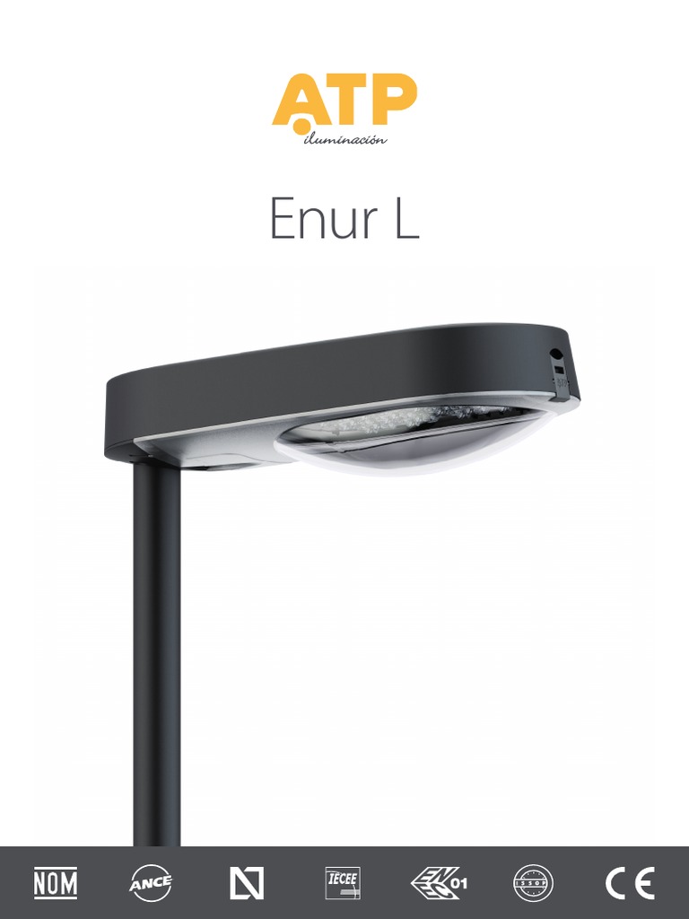 Lampara Led Enur L 55-75w | PDF | Diodo emisor de luz | Luz de la calle
