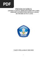 Program Kerja ANBK 2025 | PDF