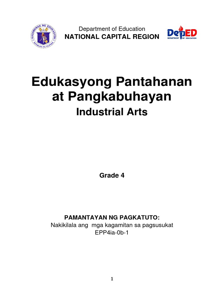 Epp4 Ia Quarter3 Slem Week1 9pages Ito-Yun-1 | PDF