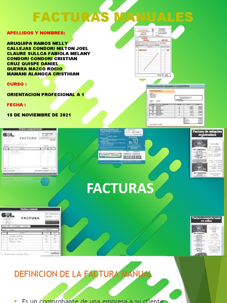 Factura Manual | PDF | Factura | Contabilidad