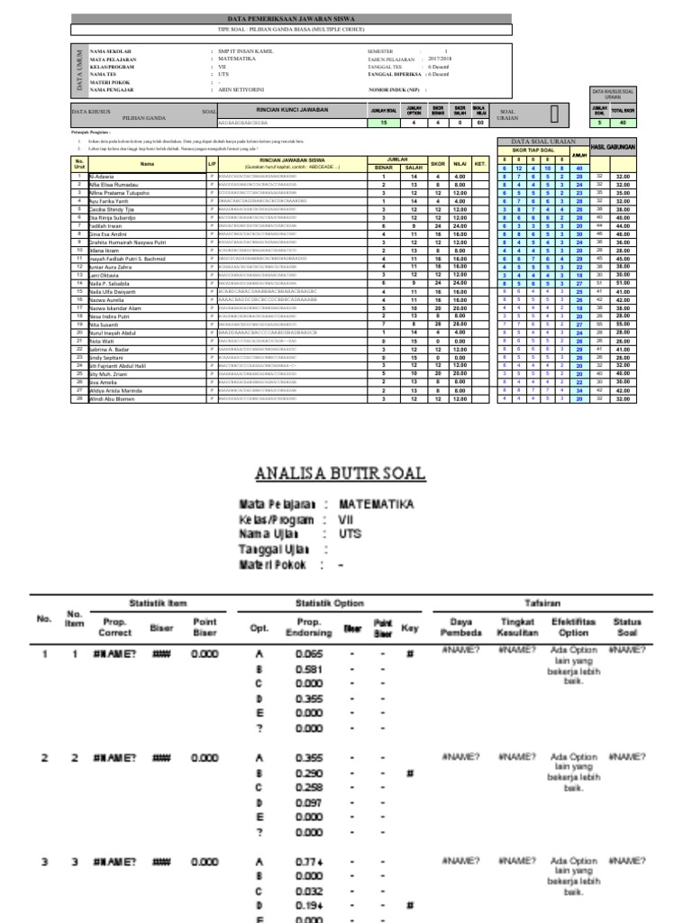 Uas SBK 7 Akhwat | PDF