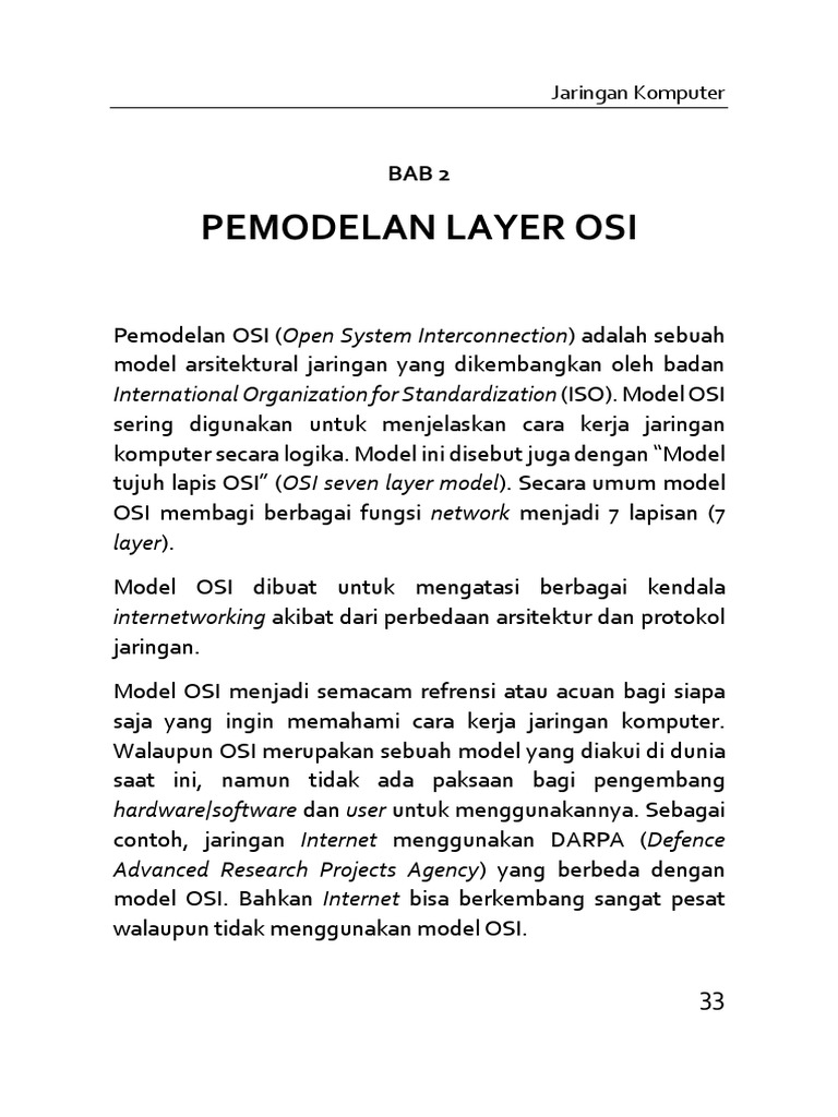A5 Bab 2 OSI Model | PDF