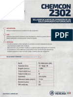 Ficha Tecnica Chemcon 2302 | PDF | Pascal (Unidad) | Materiales