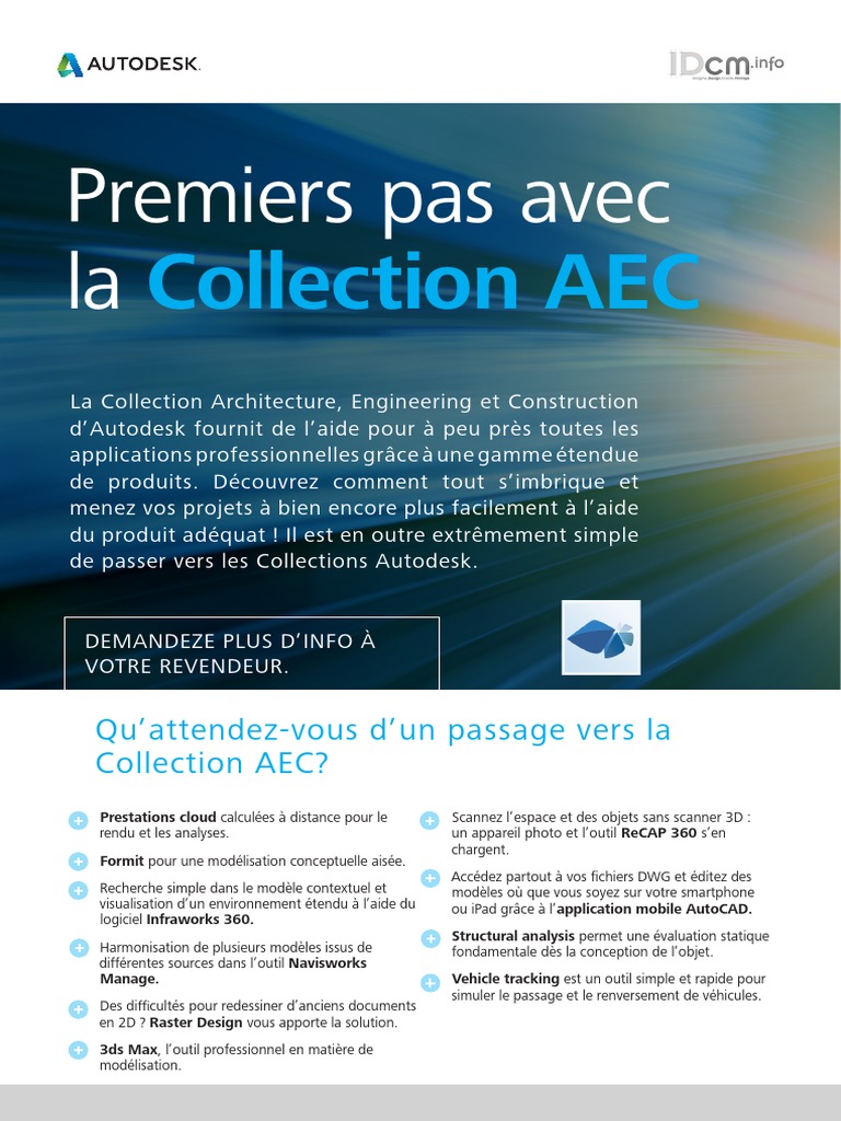 AEC Brochure FR | Descargar gratis PDF | AutoCAD | Autodesk