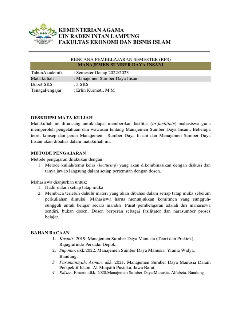 Silabus Msdi New | PDF