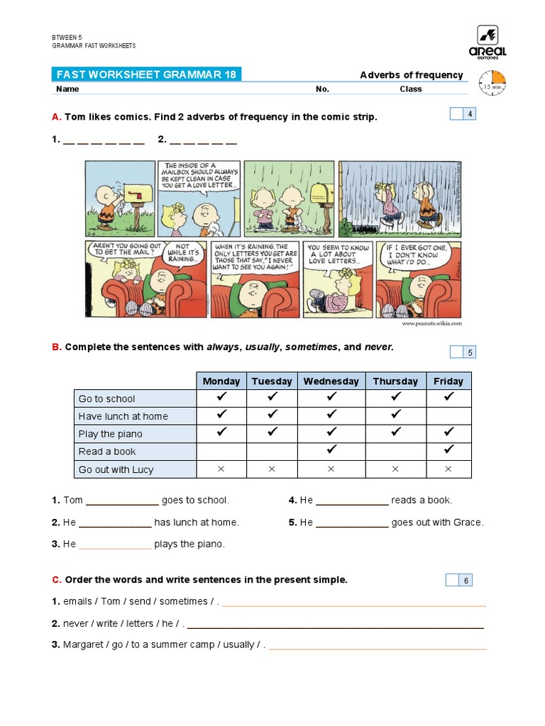 Aebtw5 fw18 Adv Freq | PDF | Adverb | Linguistics