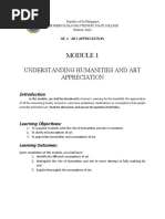 Module 1 Art Appreciation Final | PDF
