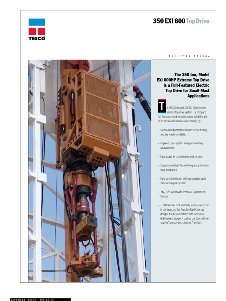 Top Drive2 | PDF | Drilling Rig | Programmable Logic Controller