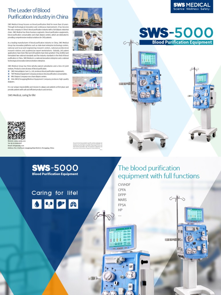 MEDICA SWS Hemodialysis Care | PDF | Hemodialysis | Water Purification