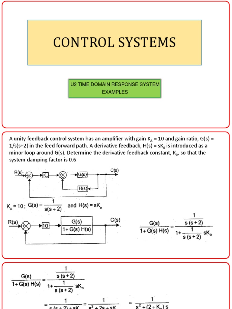 3 Example - Time Domain Response | PDF