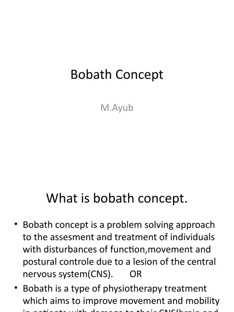56 (Bobath Concept) | PDF | Physical Therapy | Causes Of Death