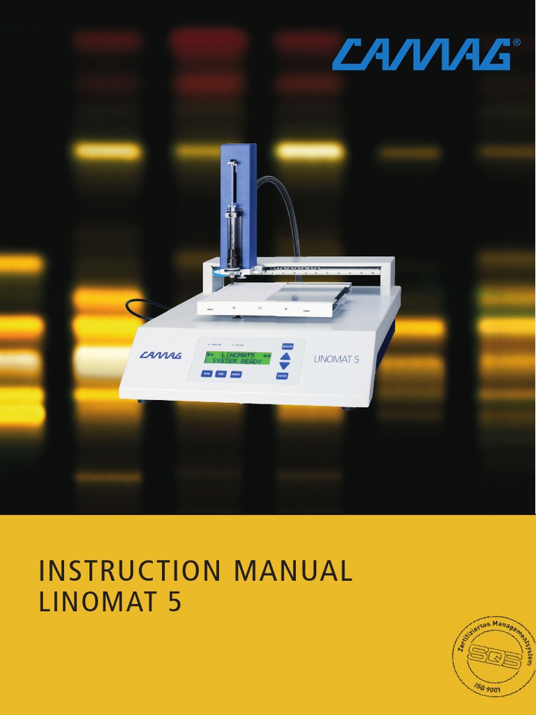 Instruction Manual Linomat 5 | PDF | Mains Electricity | Parameter (Computer Programming)
