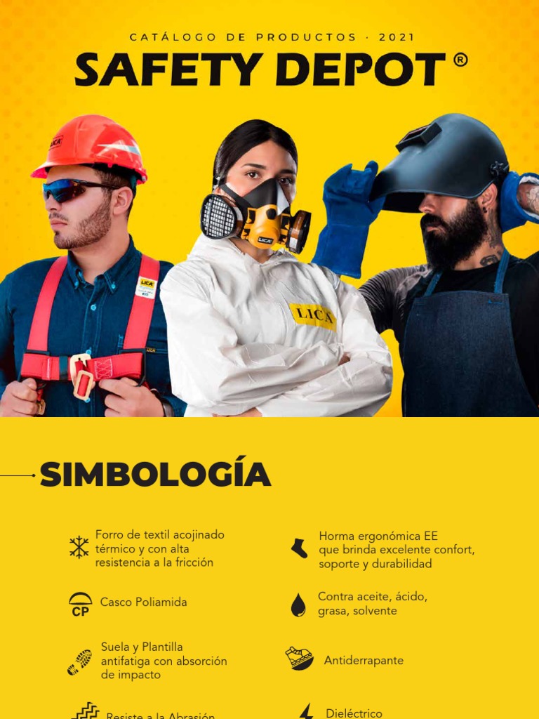 Catalogo Safety Depot 2021 - Oct | PDF | Bota | Casco