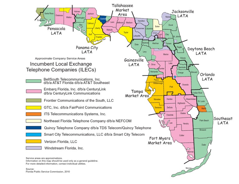 Florida ILEC Map | PDF
