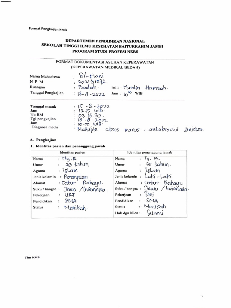 LK Abses Manus Sinistra | PDF