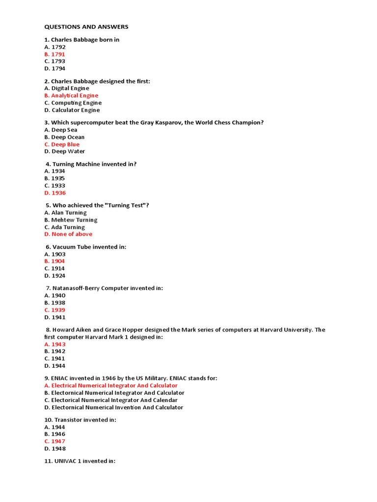 Quiz - Introduction To Computing Cs101 | PDF | Computer Data Storage | World Wide Web