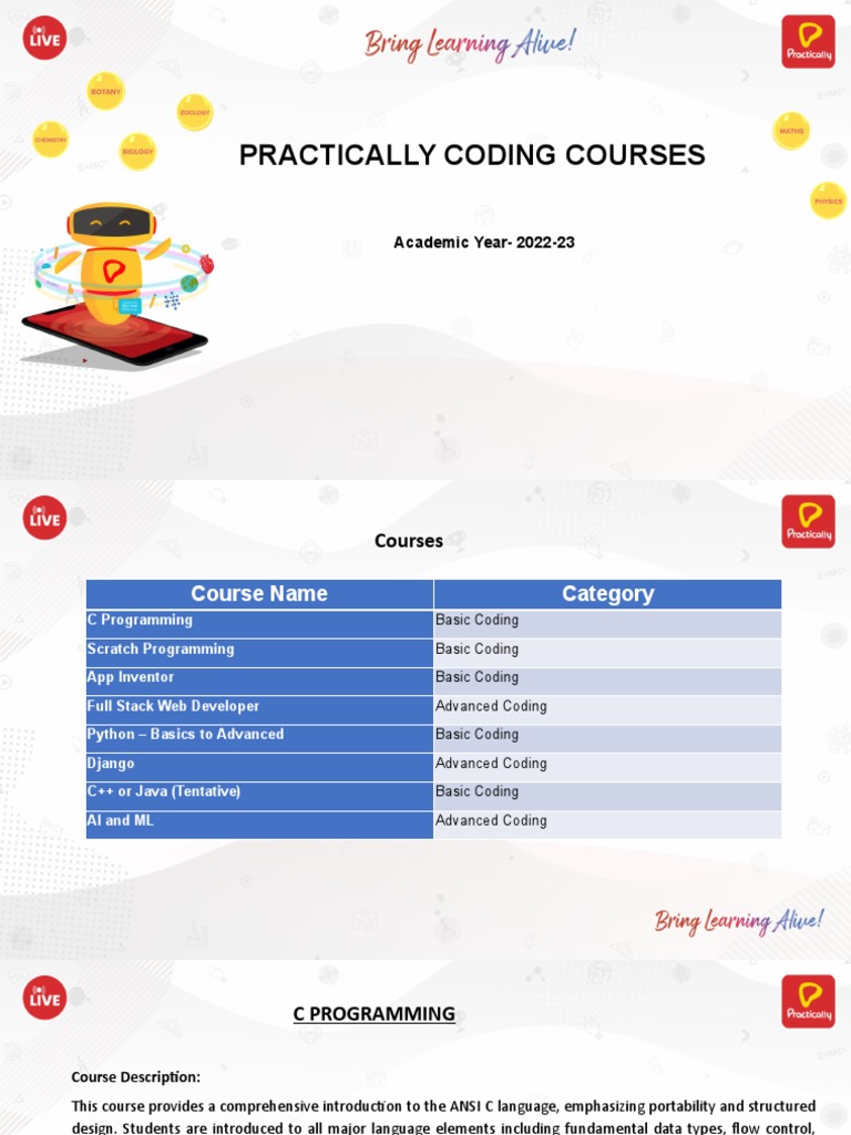 Coding Courses | PDF | Programming | Computer Program