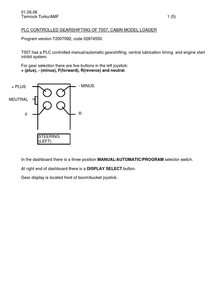 T007 Instructions Closed Cabin New Program T2007092a | PDF | Manual ...