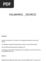 Kalabhra Dynasty: History and Influence | PDF | Tamils