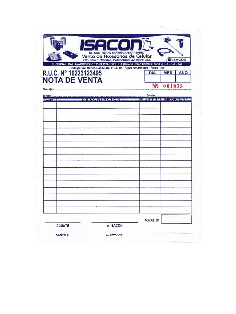 Boleta de Celular | PDF