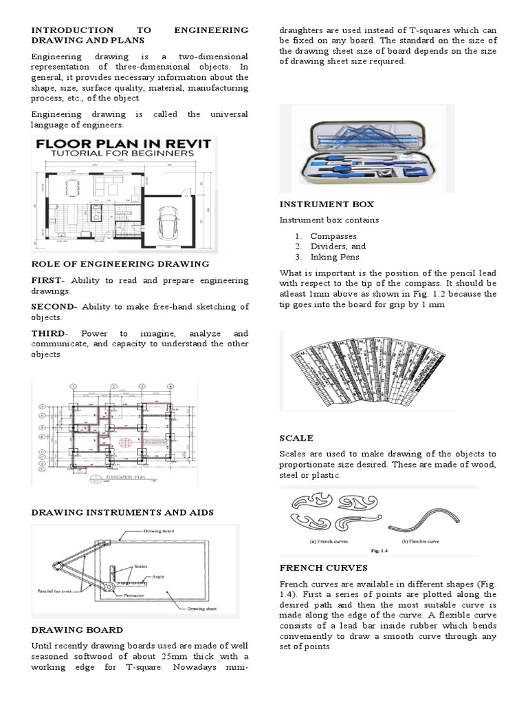 Engineering Drawing Essentials | PDF | Drawing | Dimension