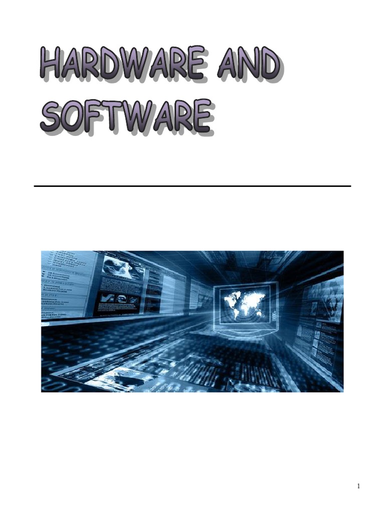 Hardware and Software | Download Free PDF | Computer Data Storage | Computer Hardware