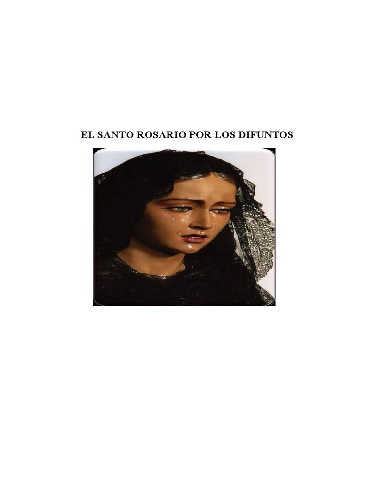 Santo Rosario para Difuntos Con Cantos | PDF | María, madre de Jesús | Purgatorio
