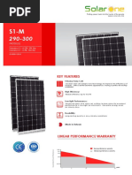 Waaree Data Sheet | PDF | Solar Cell | Solar Power