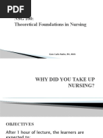 TFN Module 1 | PDF | Theory | Nursing