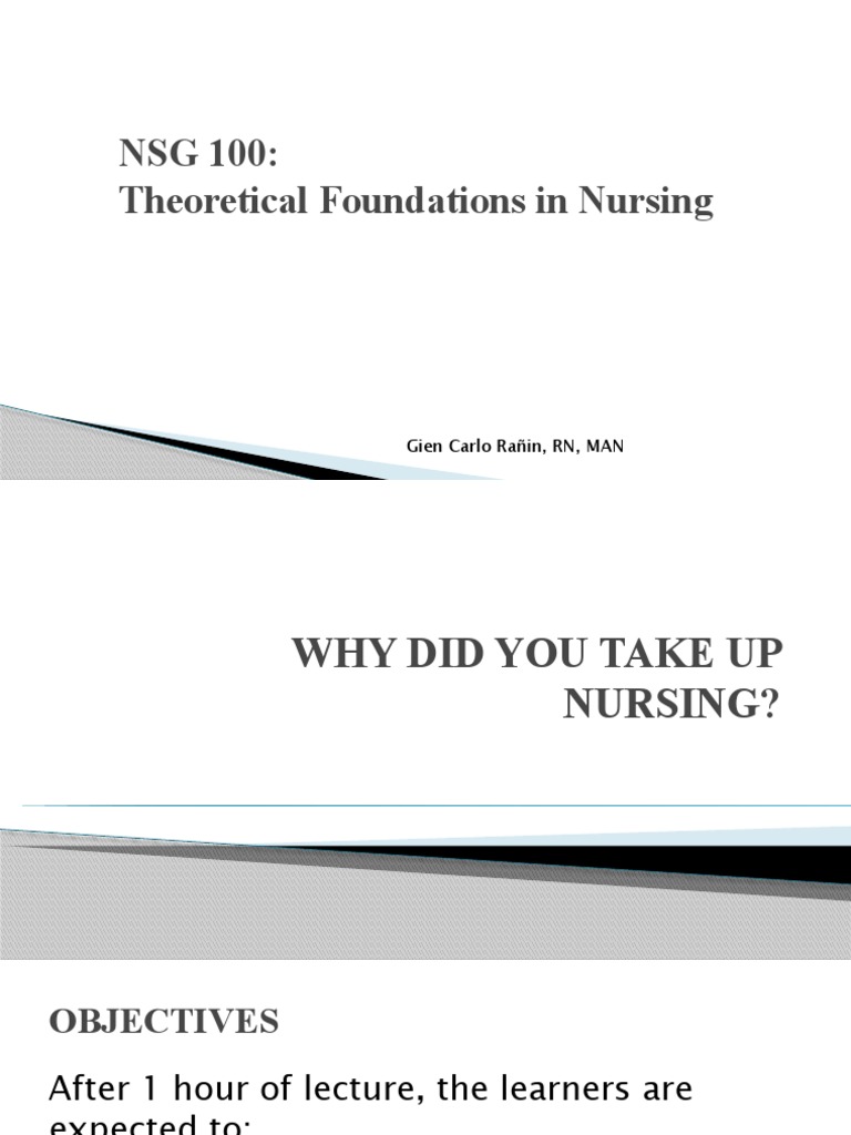 TFN 1 | PDF | Nursing | Theory