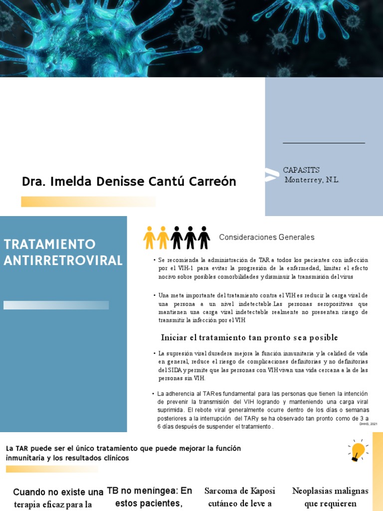 Presentacion Tratamiento Clase 1 | PDF | La transcriptasa inversa | Virus