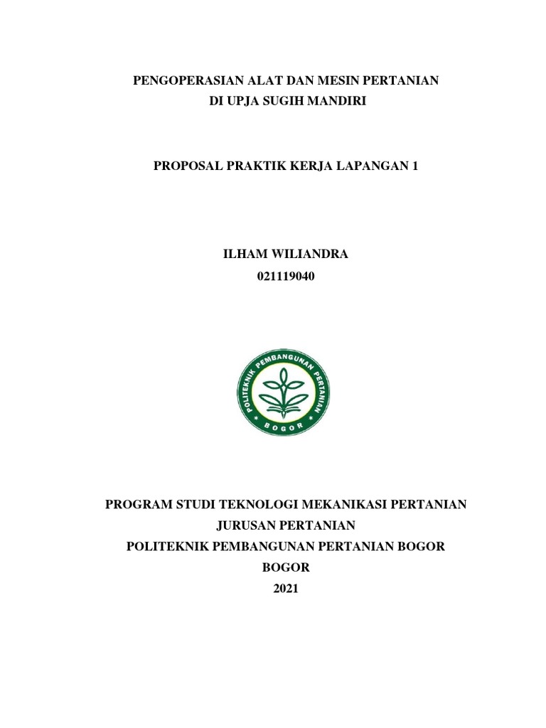 Pengoperasian Alsintan di UPJA Sugih Mandiri | PDF | Bisnis | Sains ...