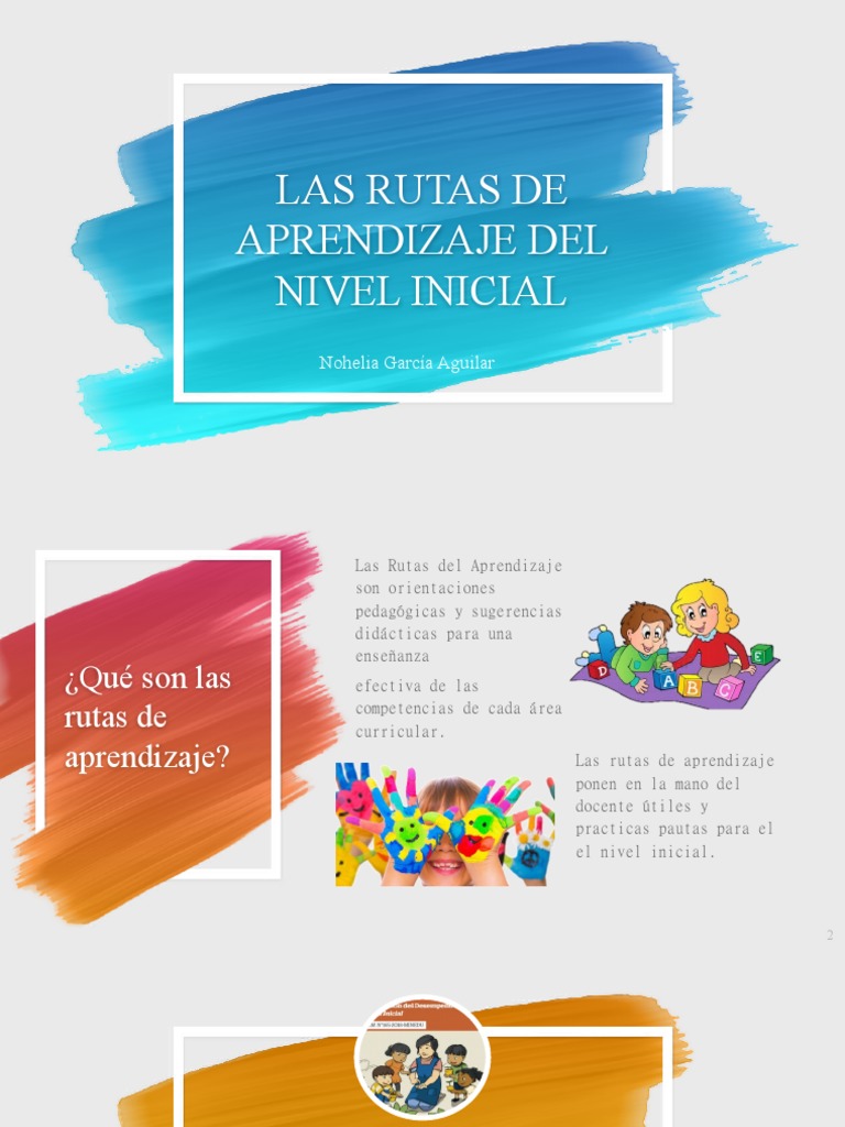 Rutas de Aprendizaje - Inicial | PDF | Educación de la primera infancia ...