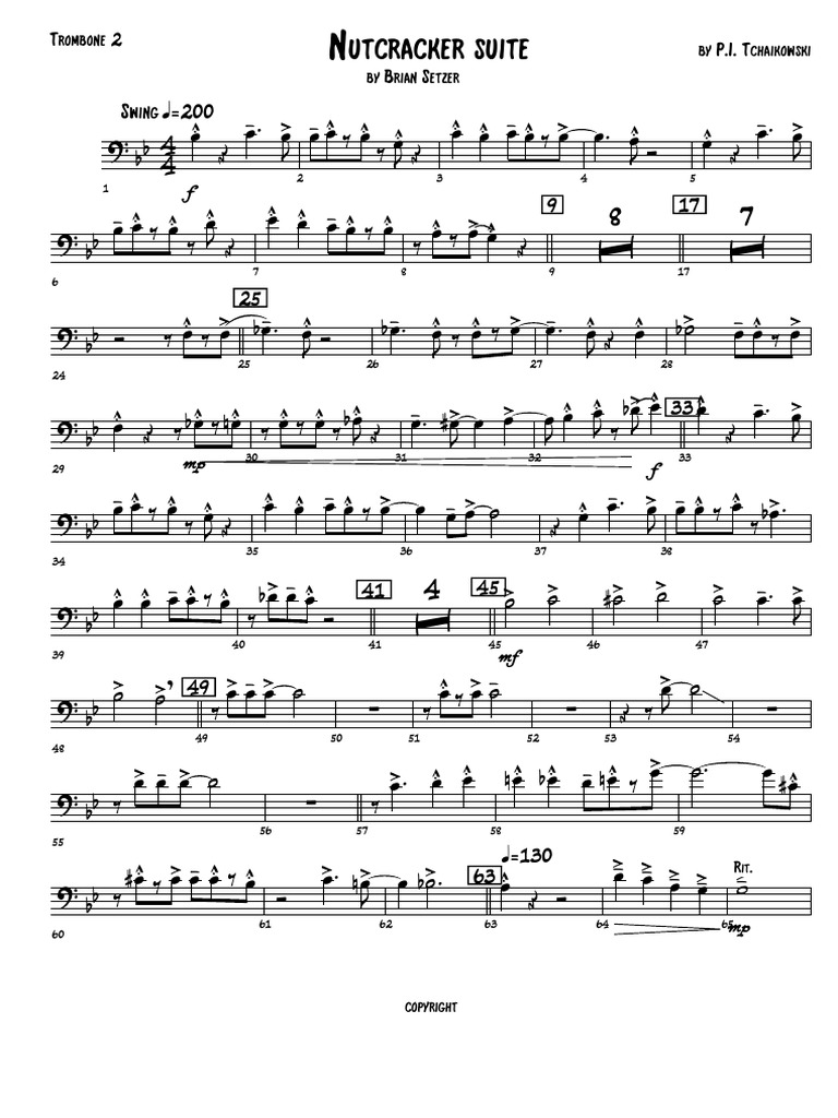 Nutcracker - Trombone 2 | PDF