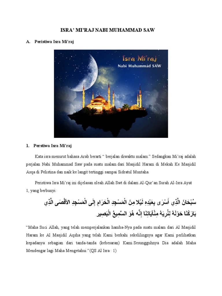 Isra Miraj | PDF