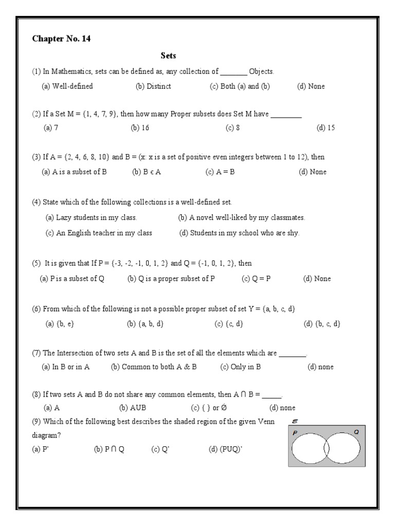 Maths MCQS | PDF | Function (Mathematics) | Numbers
