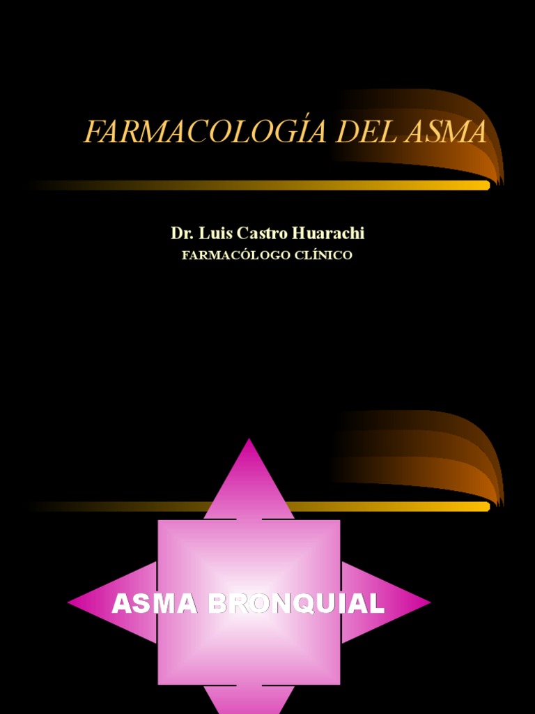 Farmacoterapia Del Asma | PDF | Asma | Tos
