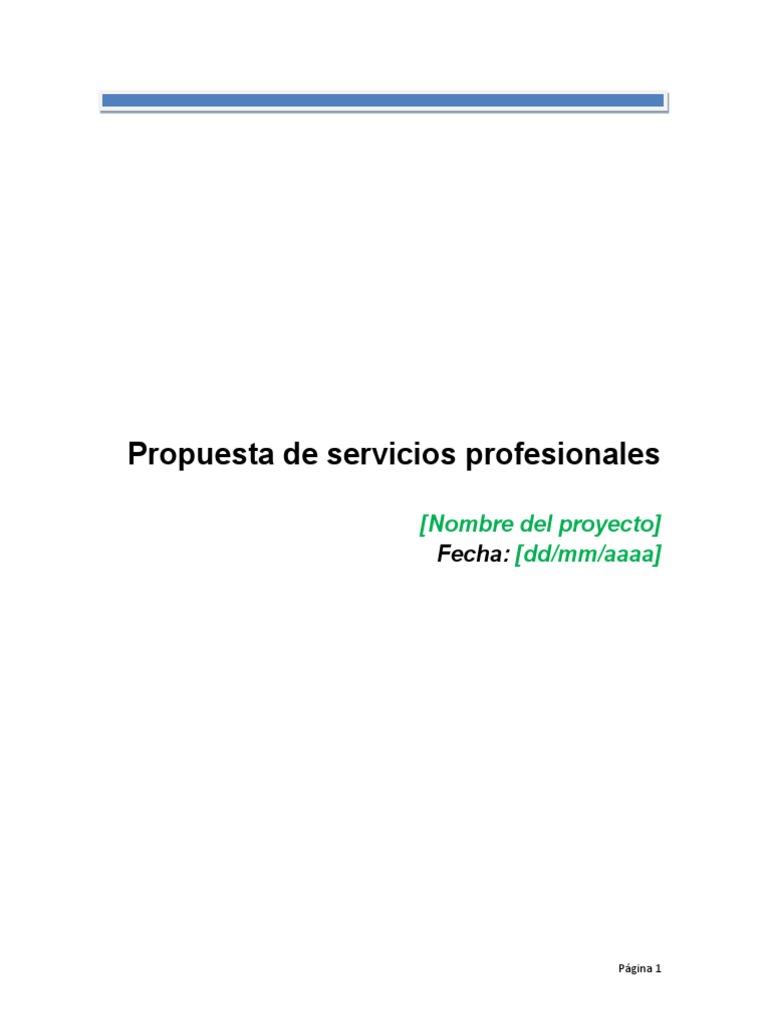 Informatica Modelo de Propuesta de Servicios | PDF | Software | Informática