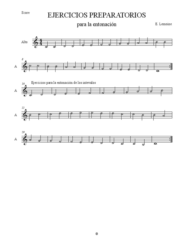 Ejercicios Solfeo 2°M | PDF