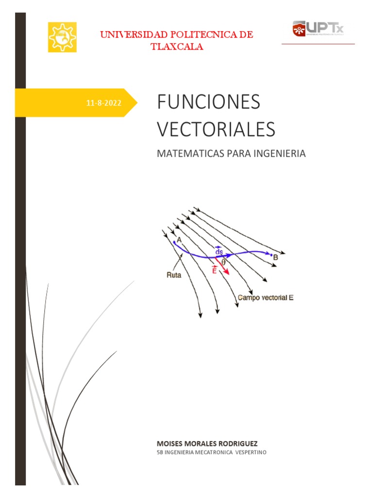 Funciones Vectoriales | PDF | Vector Euclidiano | Integral