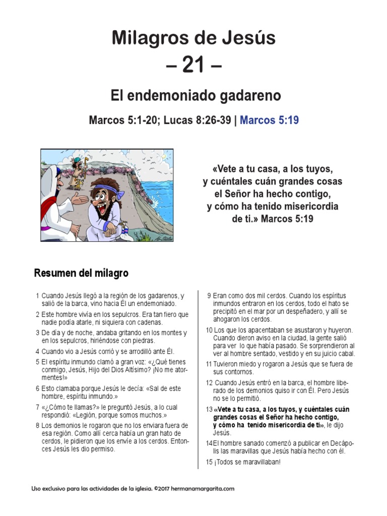 MJ 21 Endemoniado Gadareno CO | PDF