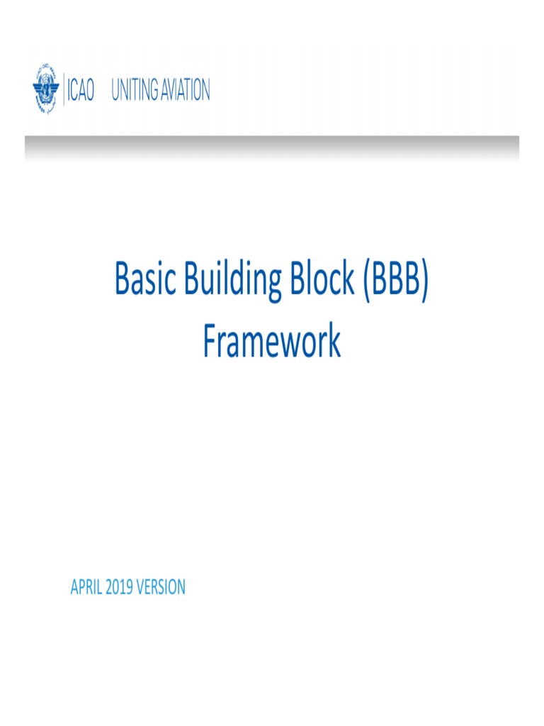 Basic Building Block (BBB) Framework: April 2019 Version | PDF | Air ...