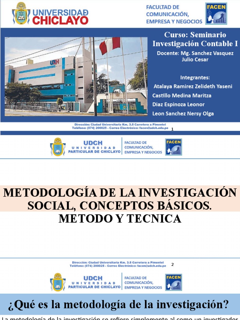 Metodologia de La Inv. Social | PDF | Investigación social | Método científico