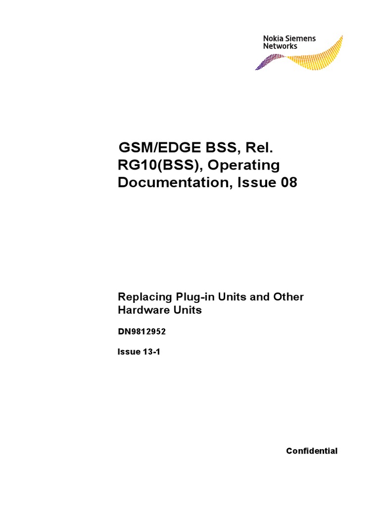 RG10 - BSS Replacing Plug in Units and Other HW | PDF | Usb Flash Drive | Computer Data Storage