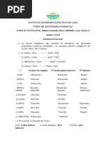 Lista de Nomenclatura de Ácidos | PDF