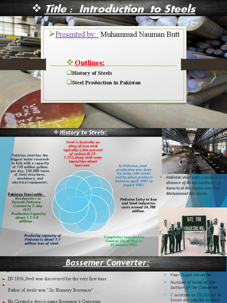 Introduction To Steels | PDF | Steel | Iron